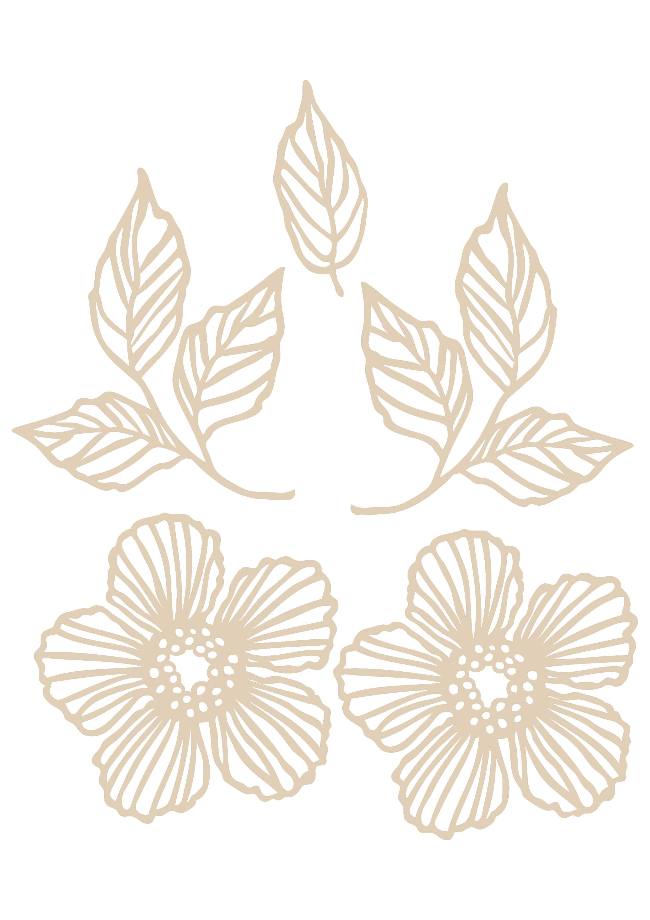 Briar Rose Chipboard large – Denise Boddey Designs