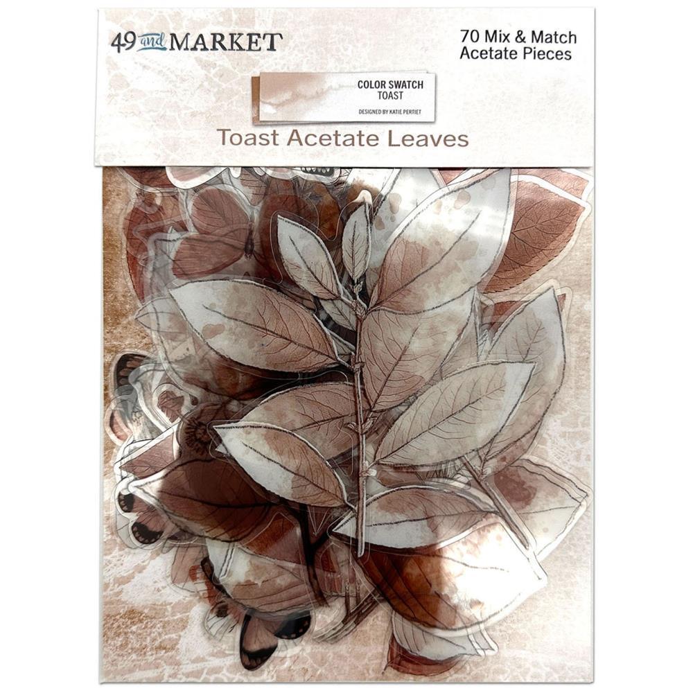 49 & Market Toast Acetate Leaves 70 pce – Denise Boddey Designs