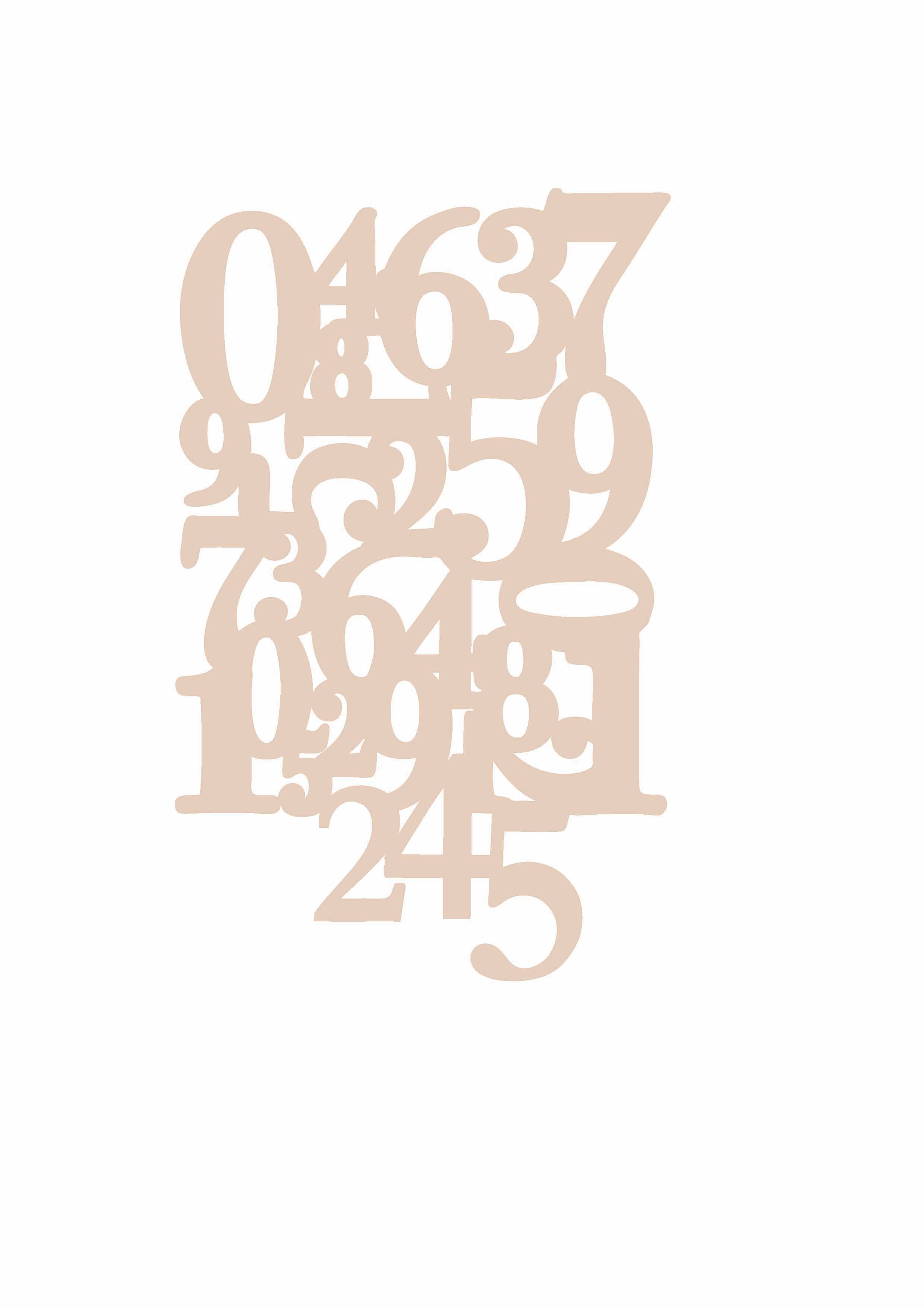 Numbers Panel – Denise Boddey Designs