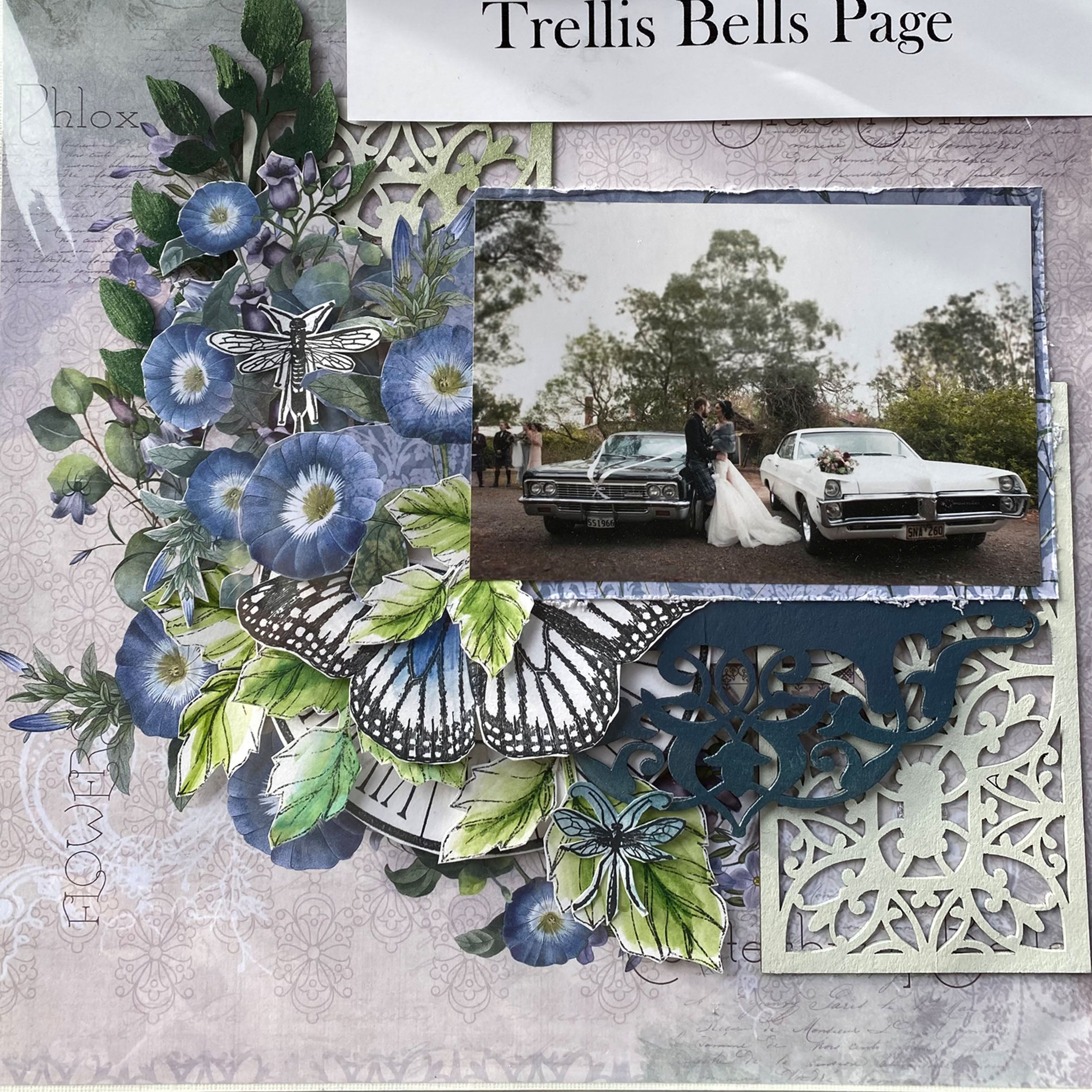 Trellis Bells page layout Kit – Denise Boddey Designs